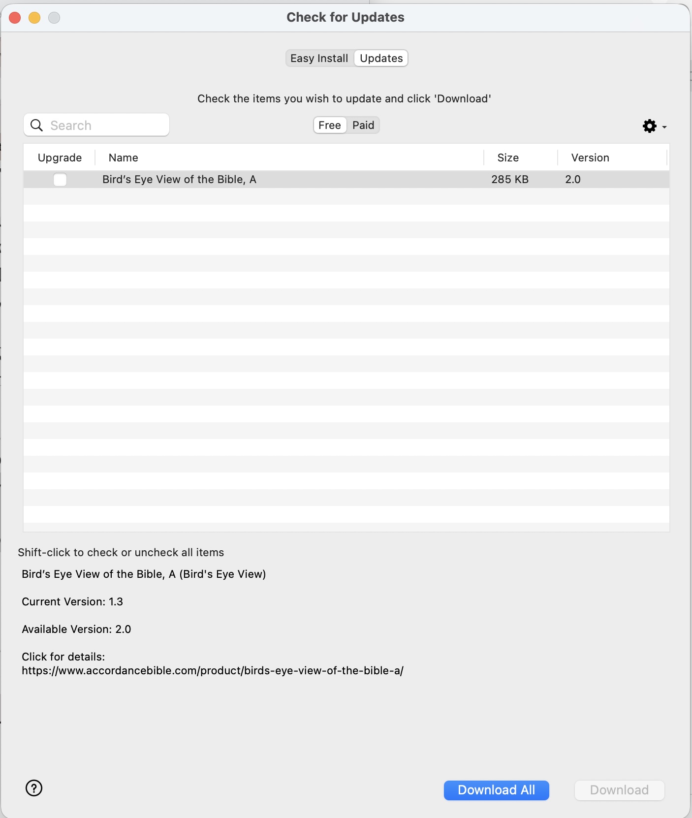 Book Continues to Not Update – Accordance Support